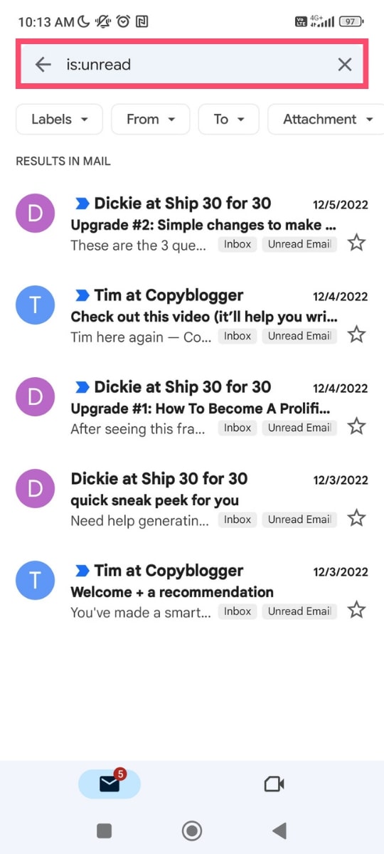 3 Quick Ways To Find Unread Emails In Gmail Screenshots Included 