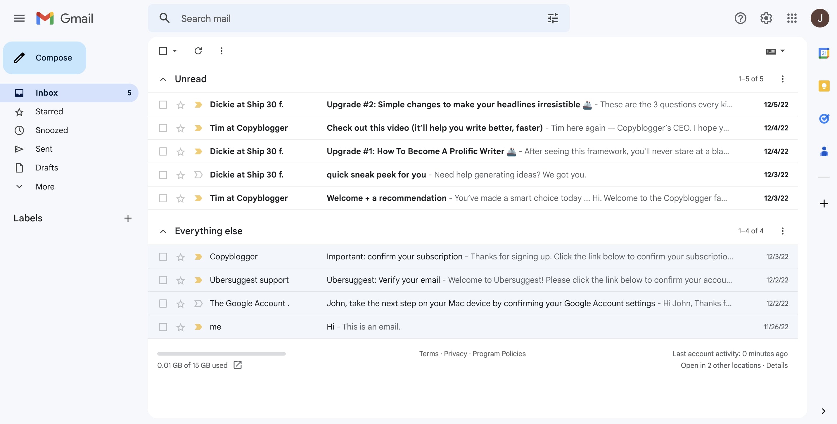 3 Quick Ways To Find Unread Emails In Gmail Screenshots Included 